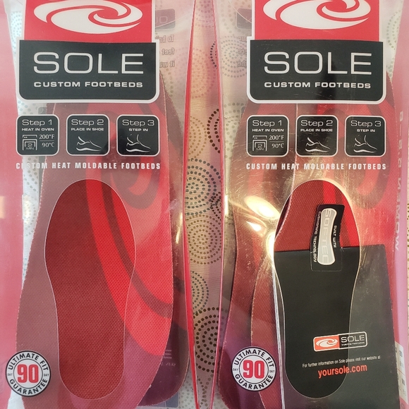 Sole brand | Other | Sole Custom Heat Moldable Footbed Insoles Womens ...